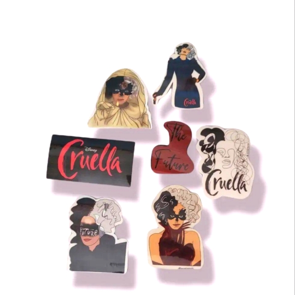 chears the magic closet | Other | Cruella 22 Stickers | Poshmark